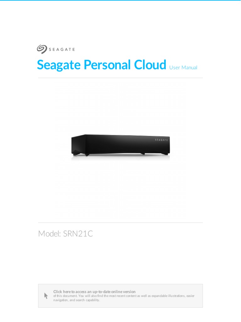 Seagate Personal Cloud en US 1 | PDF | Operating System Families ...