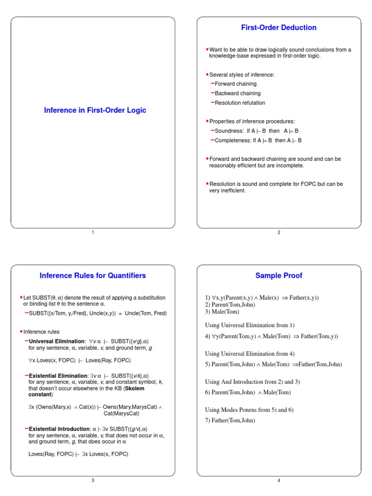 First-Order Deduction: Universal Elimination | Download Free PDF ...