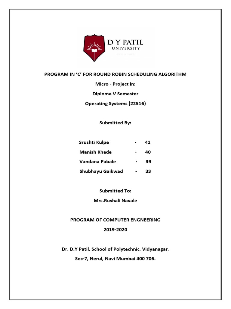 OSY Report PDF | PDF | Scheduling (Computing) | Concurrent Computing OSY Report PDF | PDF | Scheduling (Computing) | Concurrent Computing