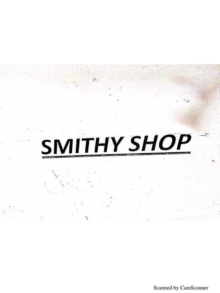 Smithy Shop Overview | PDF
