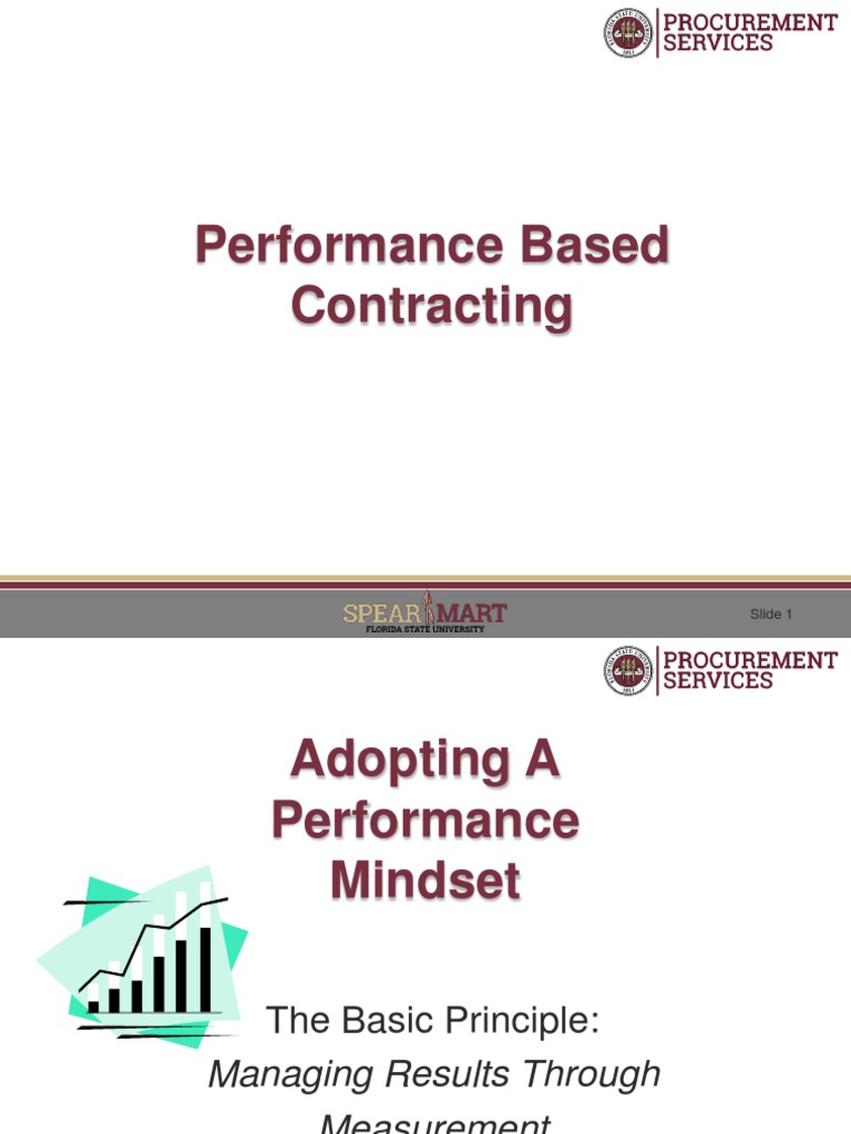 Performance Based Contracting | PDF | Risk Management | Procurement