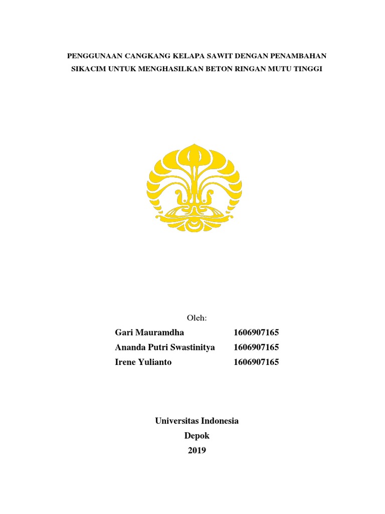 Proposal Compile Fix - Bab 1 | PDF