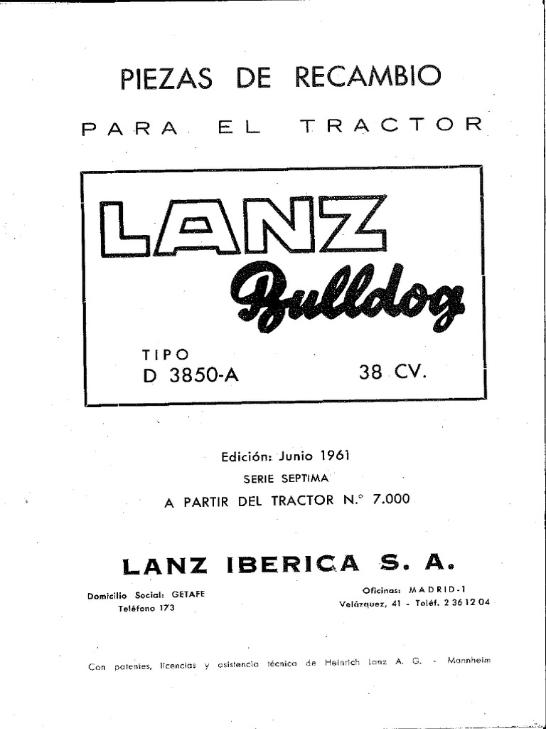 Repuestos Lanz PDF | PDF