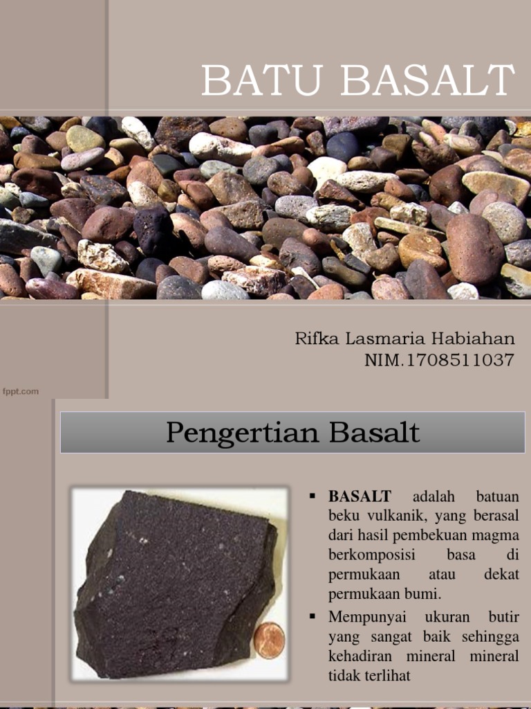 Karakteristik dan Kegunaan Batu Basalt | PDF | Ilmu Sosial