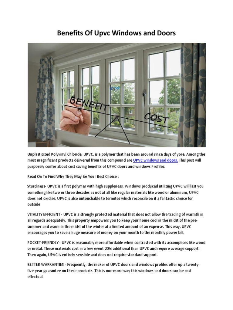 Upvc Windows & Doors in Delhi NCR | PDF | Polyvinyl Chloride | Building ...