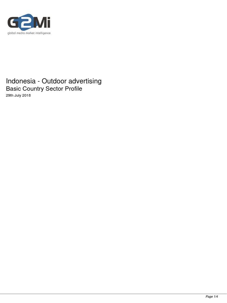 Outdoor Advertising Per Country | PDF | Advertising | Mass Media