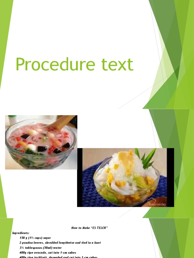 Procedure Text SMP | PDF | Chili Pepper | Foods