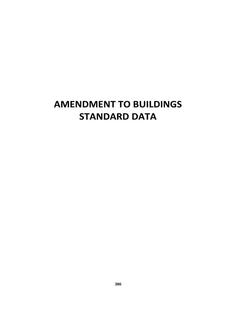 Amendment To Standard Data | PDF | Drywall | Paint
