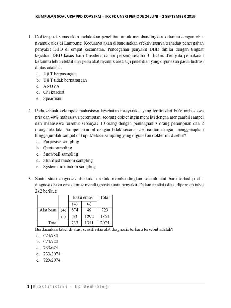 Latihan Soal IKM IKK | PDF
