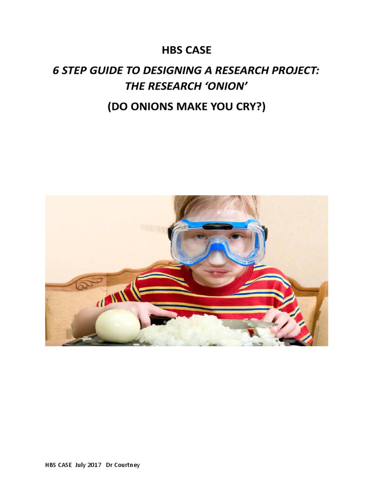 HBS 6-Step Guide to Research 'Onion | PDF | Survey Methodology ...
