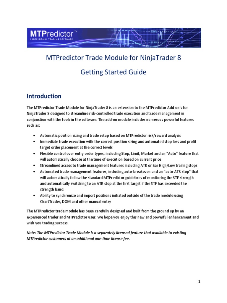 A Comprehensive Guide to Setting Up and Managing Trades Using the MTPredictor Trade Module for ...
