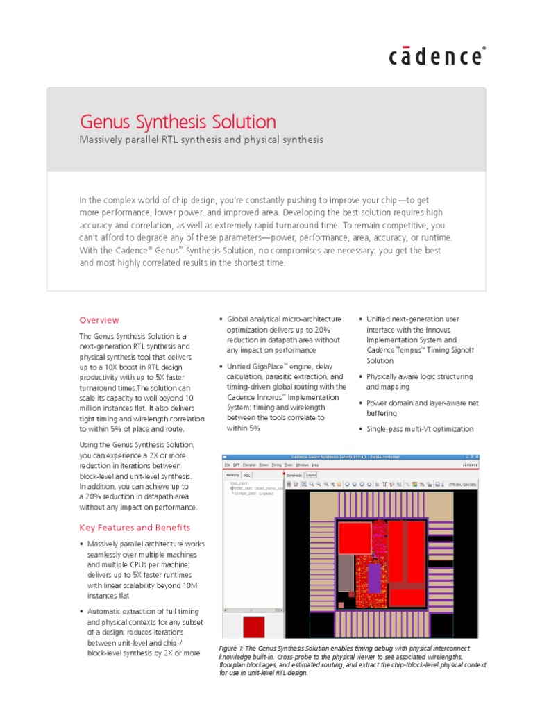 Genus Synthesis Solution Ds | PDF | Central Processing Unit | Internet