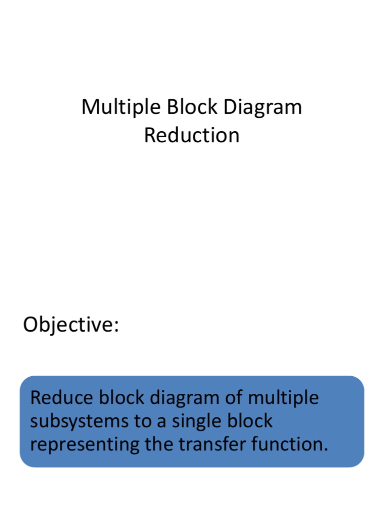 Reduction of Multiple Subsystems | PDF
