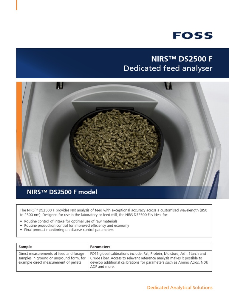 DS2500 F Solution Brochure GBPDF | PDF | Calibration | Infrared