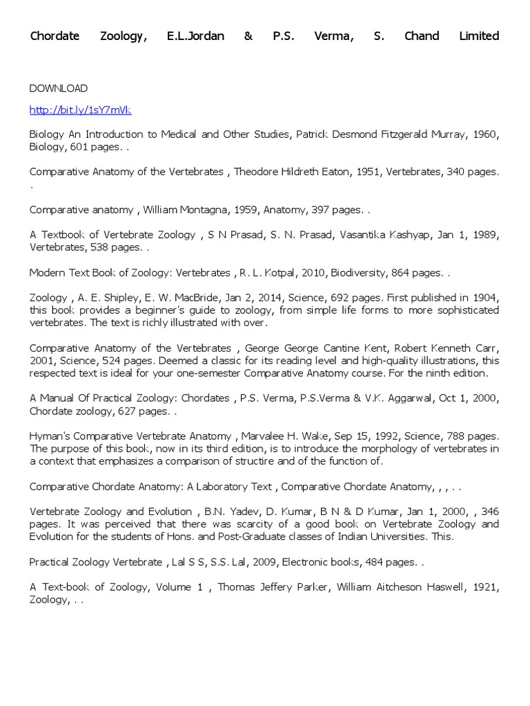 Chordate Zoology | PDF | Geography | Logic