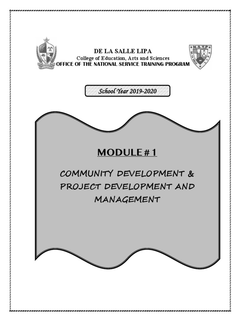 Module 1 Community Development | PDF | Needs Assessment | Community