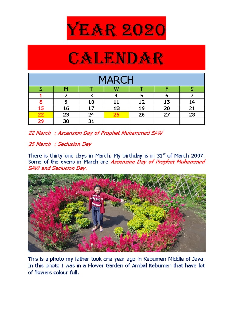 Kalender 2020 | PDF