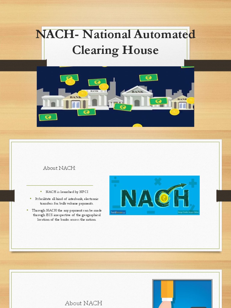 NACH - National Automated Clearing House | PDF