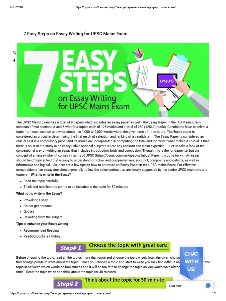 7 Steps Essay Writing | PDF | Essays | Communication