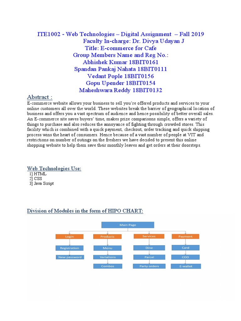 Abstract:: Web Technologies Use | PDF | Websites | Software
