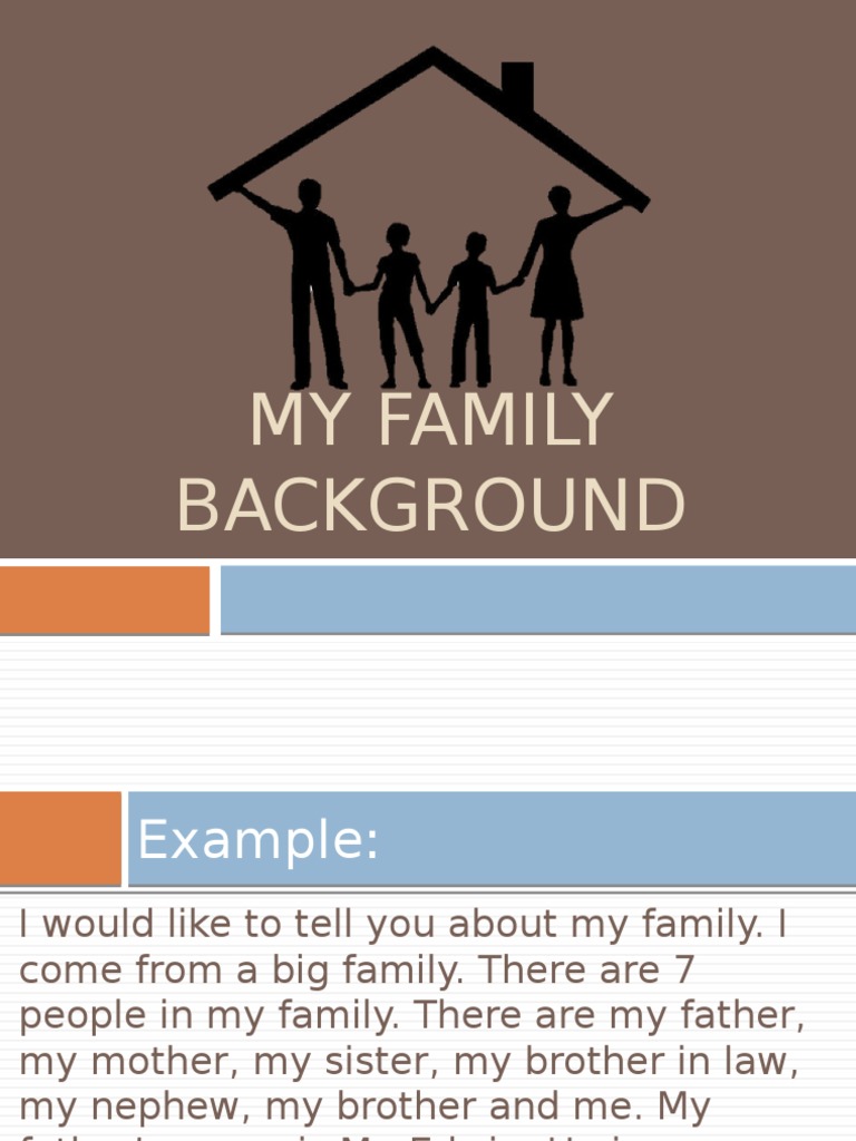 My Family of 7 People | PDF
