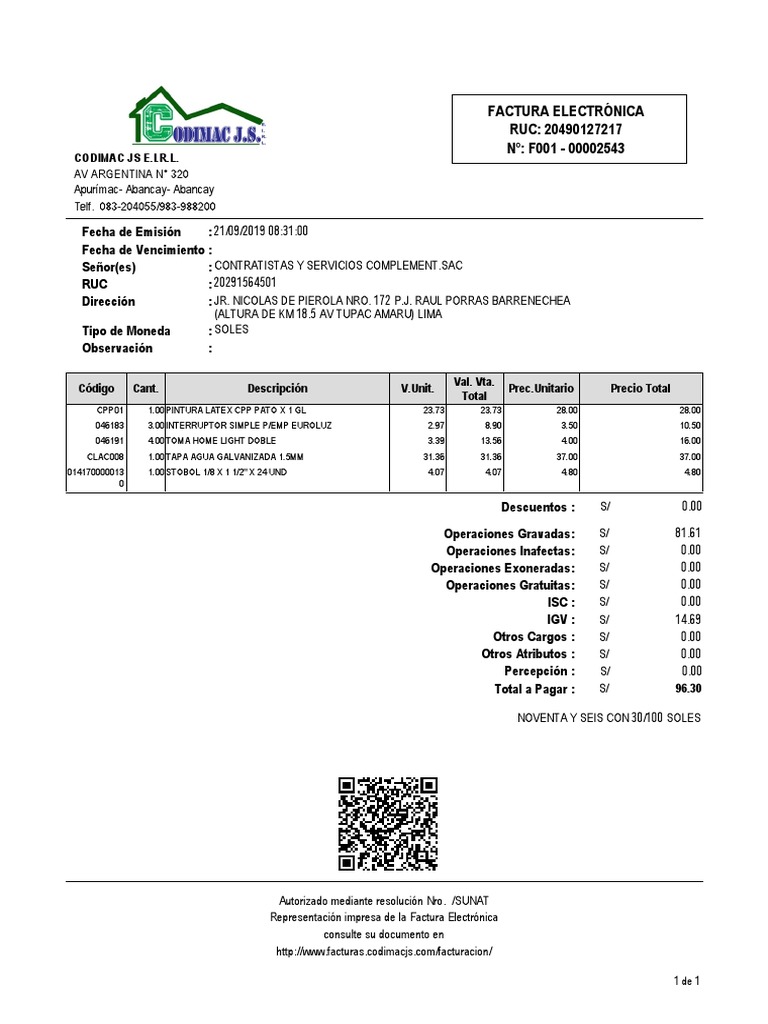 Comprobantes Electronicos Latex | PDF | Tecnología bancaria | Pagos