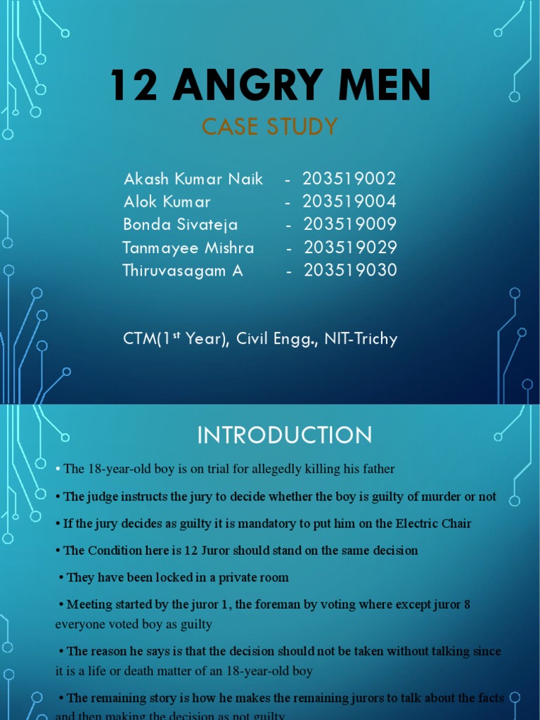 12 Angry Men | PDF | Violence