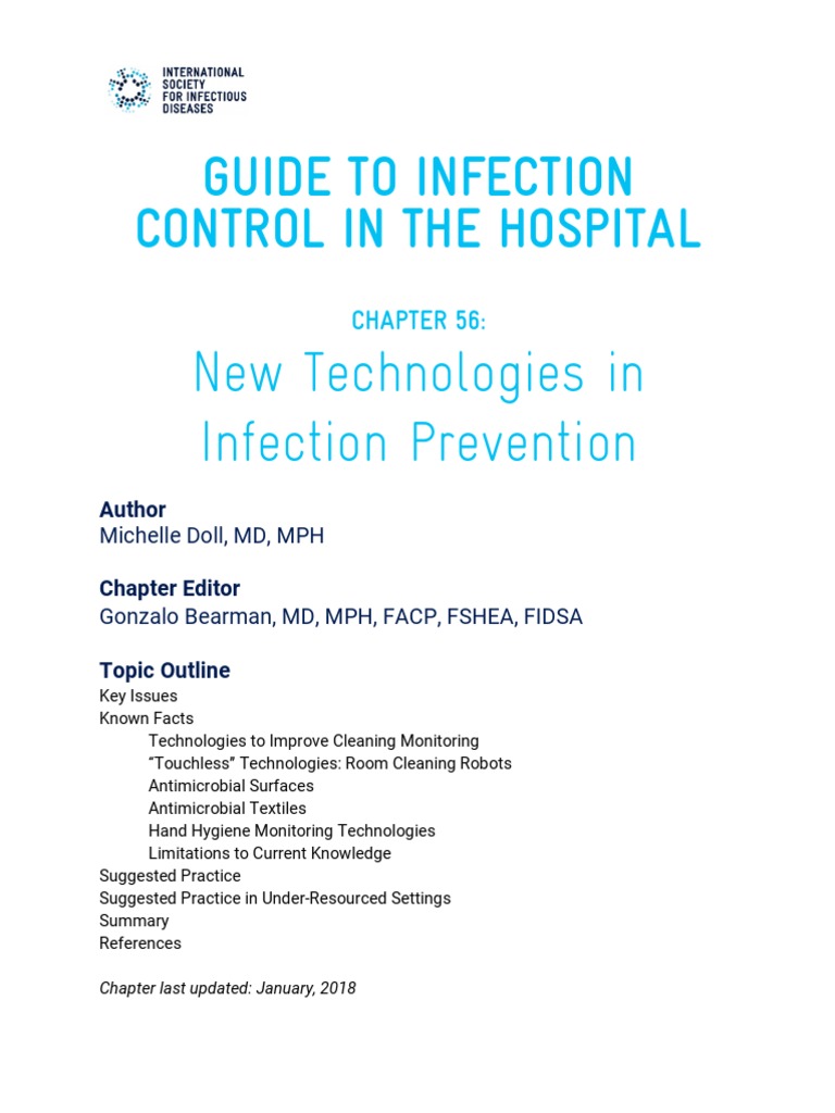 Guide To Infection Control in The Hospital | PDF | Antimicrobial ...