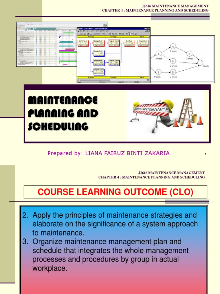 Maintenance Planning and Scheduling | PDF | Scheduling (Computing ...