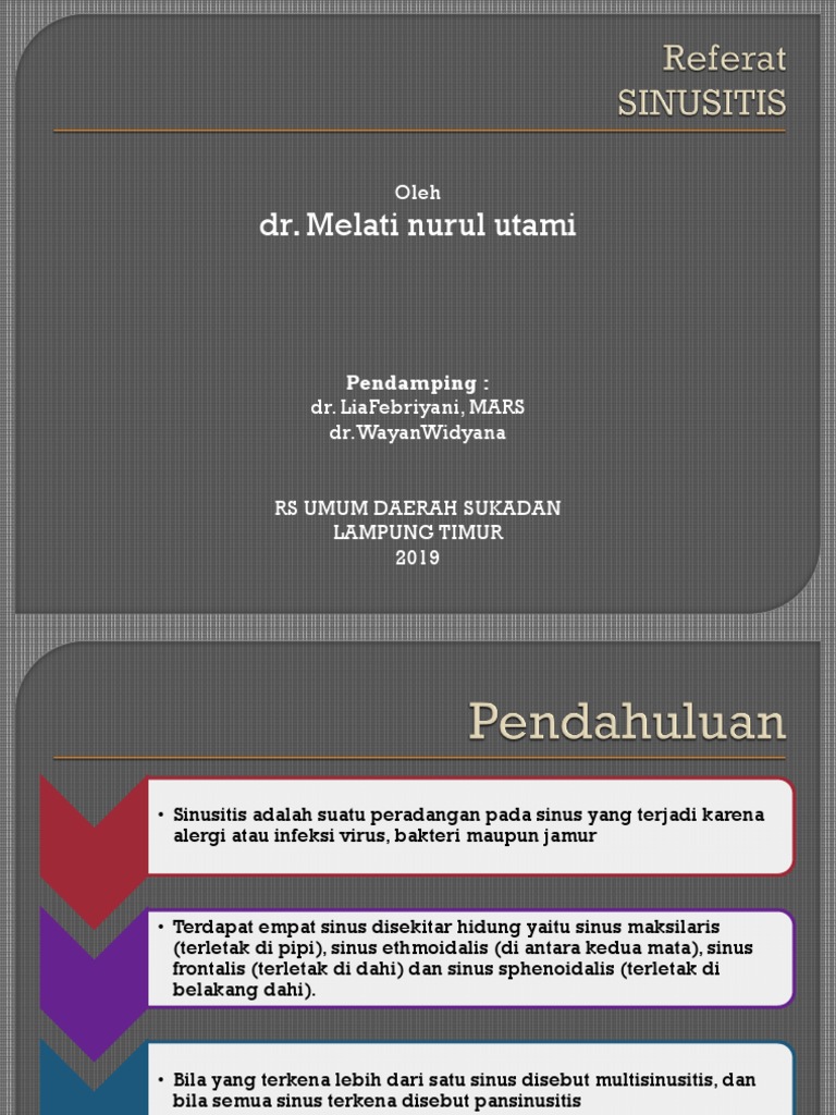 Referat Isip SINUS | PDF