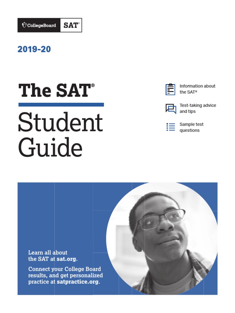 PDF - Sat Student Guide PDF | PDF | Sat | University And College Admission