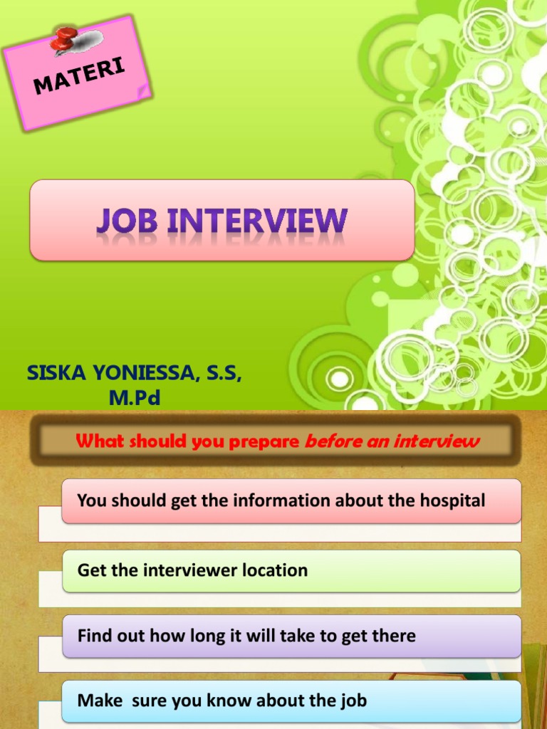 Job Interview | PDF