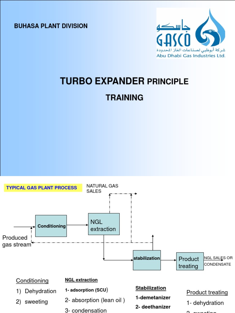 Turbo Expander Principles at Buhasa Plant | PDF | Natural Gas ...