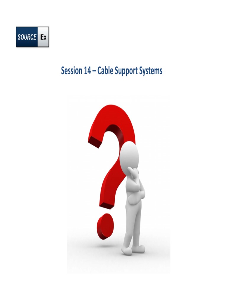 Chapter 14 Cable Support Systems PDF | PDF | Electrical Wiring ...