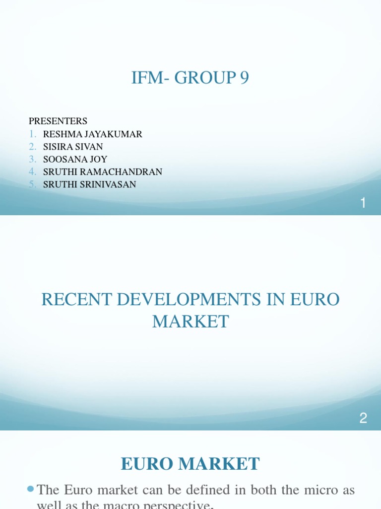 Ifm-Group 9: Presenters Reshma Jayakumar Sisira Sivan Soosana Joy ...