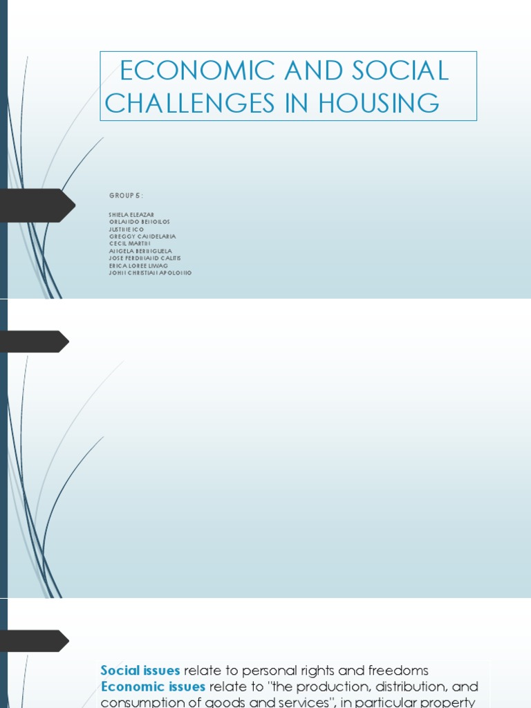 Economic and Social Challenges in Housing | PDF