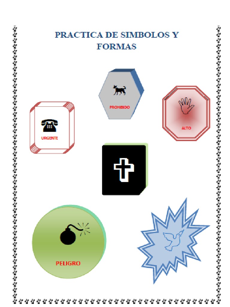 Práctica #12 Simbolos y Formas | PDF