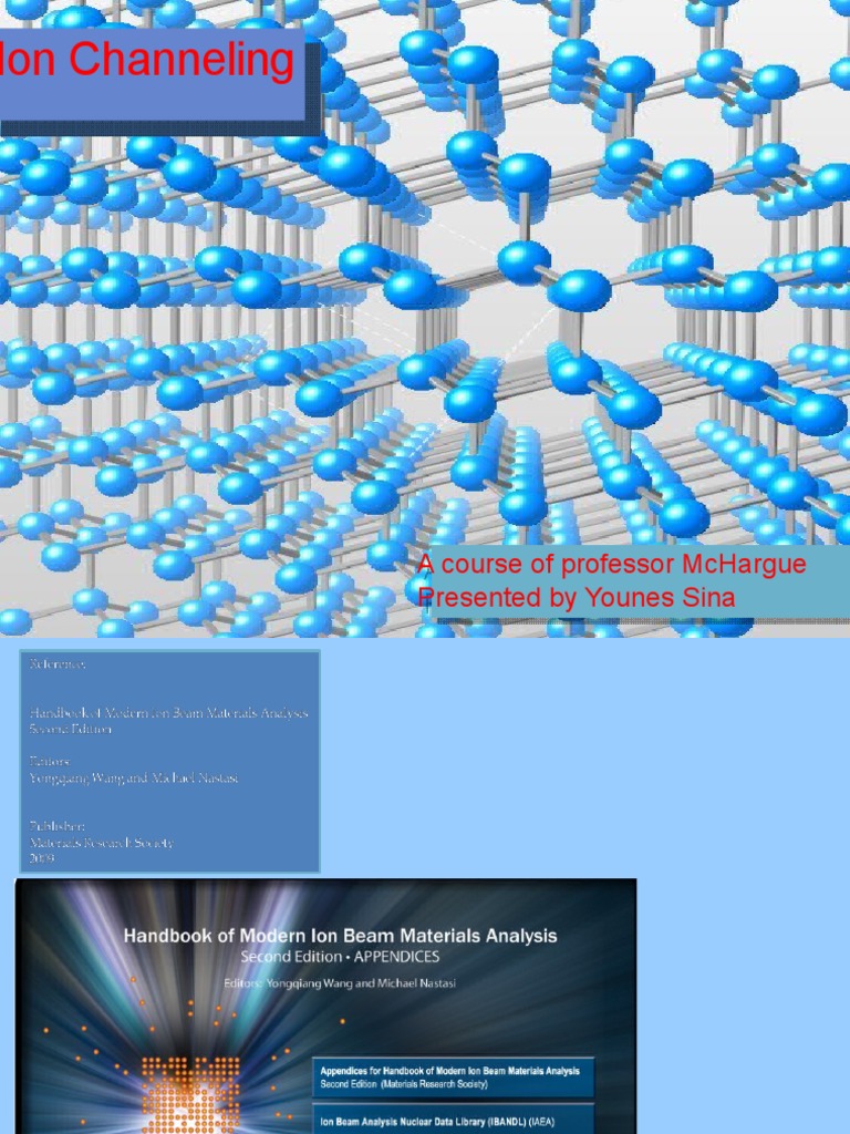 Ion Channeling Techniques and Theory | PDF | Condensed Matter Physics ...