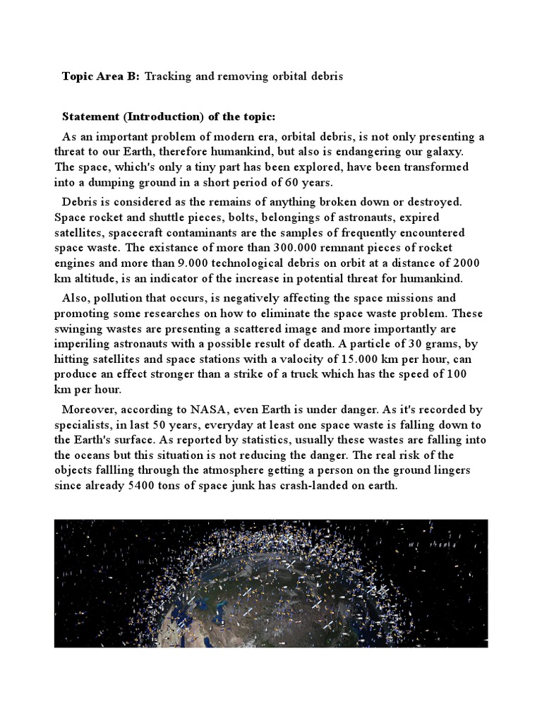 Tracking and Removing Orbital Debris: A Comprehensive Review of the ...