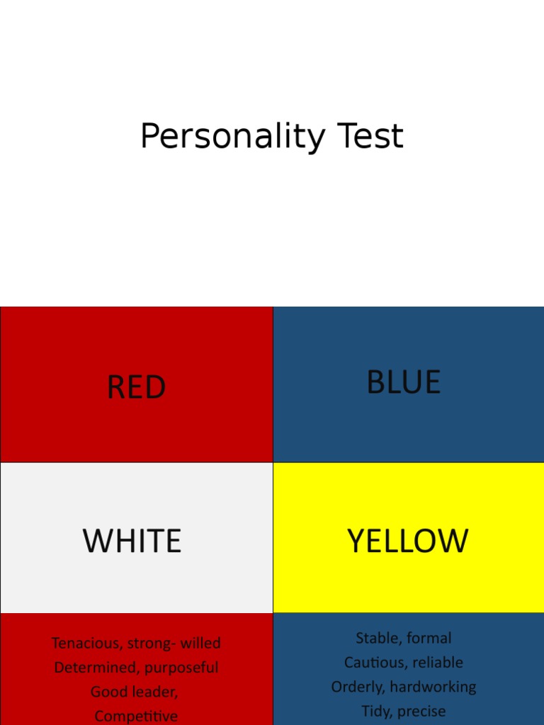 Personality Test: An Analysis of Common Personality Traits | PDF