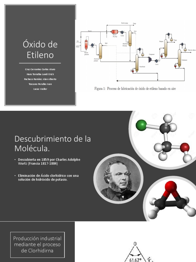 Oxido de Etileno Propiedades | PDF | Catálisis | Agua