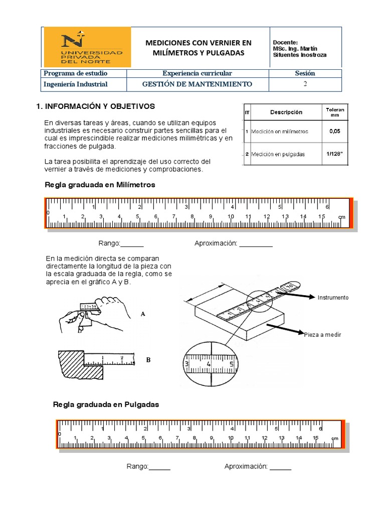 Practica 2 - Mediciones Con Vernier | PDF | Science | Ingeniería