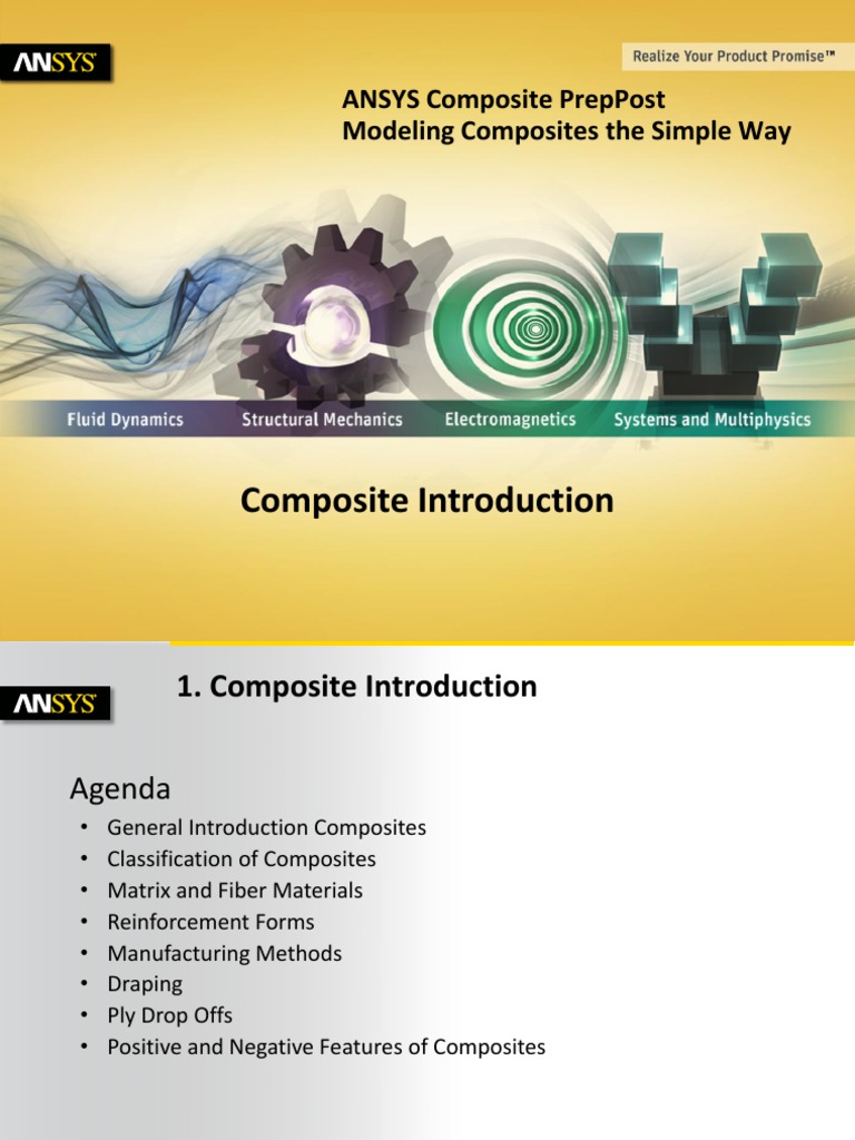 01 Composite Introduction For ANSYS Composite and ACP Training V14 PDF ...