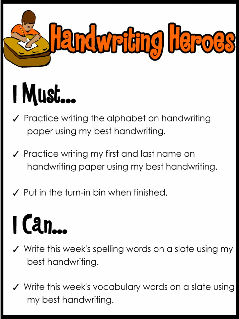 Handwriting Heroes | PDF