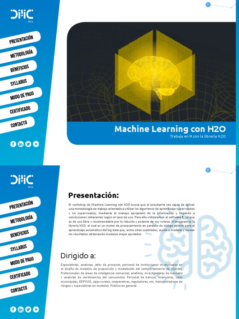 Machine Learning Con H2o | PDF | Aprendizaje automático | Software