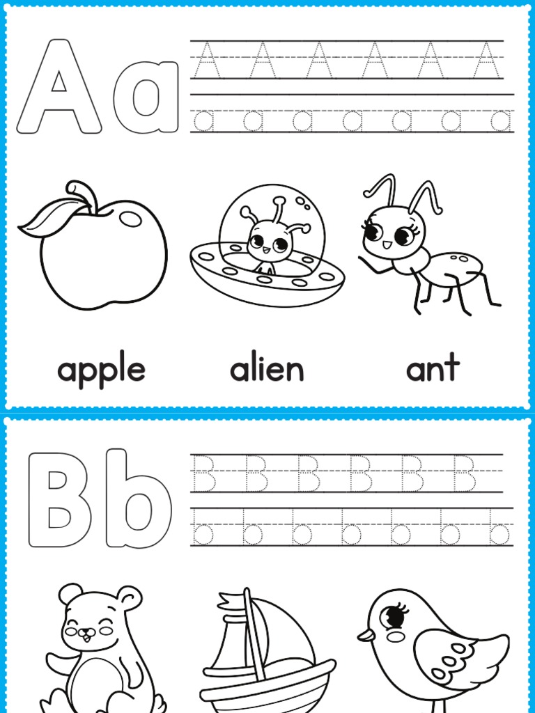 Alphabet Coloring Pages | PDF