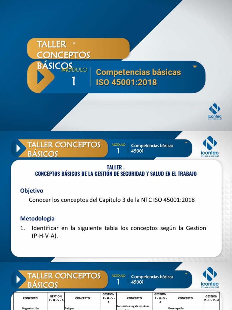 Ac142 Taller Conceptos Basicos Competencias Basicas 45001 | PDF | Business | Informática y ...