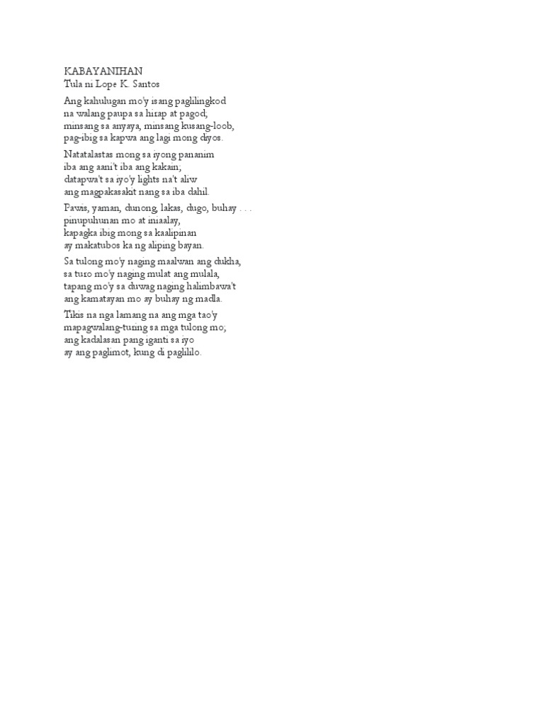 KABAYANIHAN | PDF