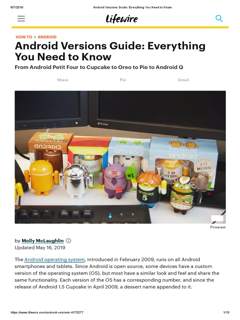 Android Versions Guide - Everything You Need To Know | PDF | Android ...