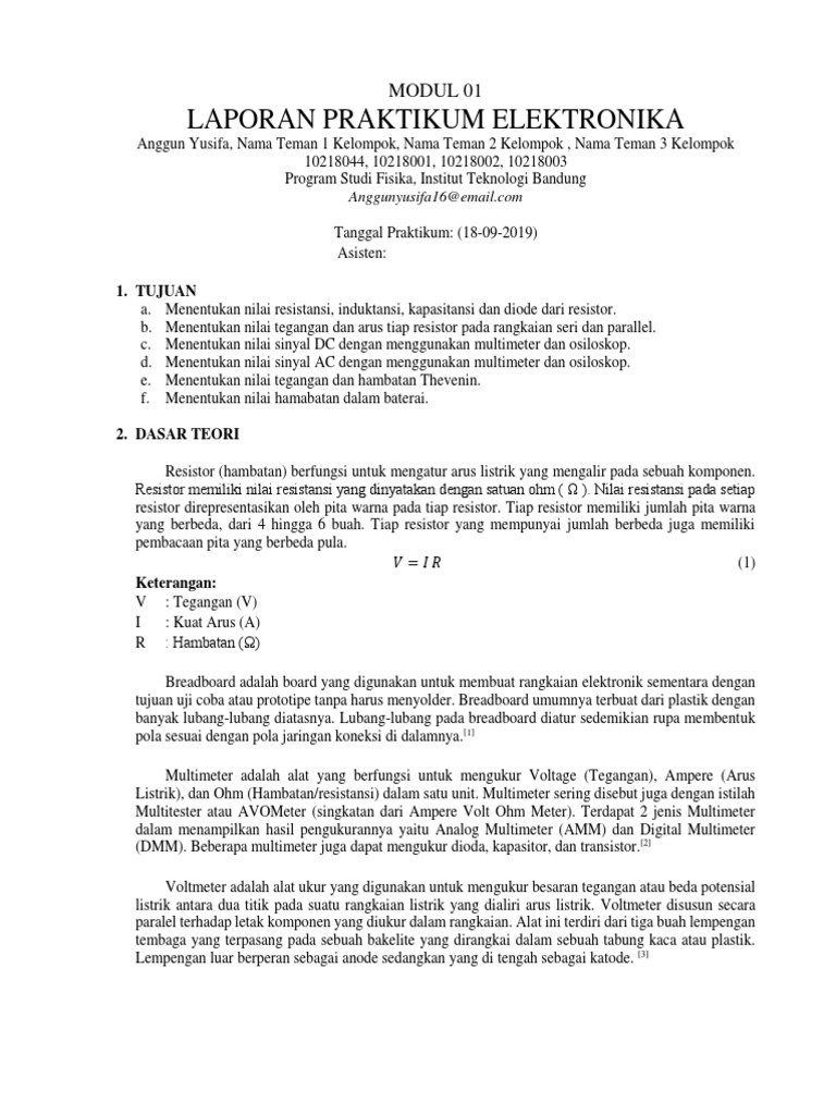 Rangkaian RLC Dengan Proteus | PDF